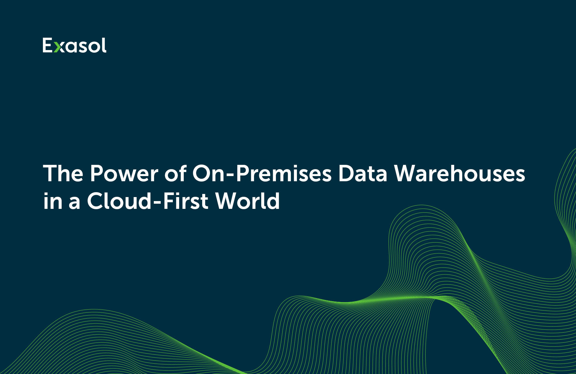 On-Premises Data Warehouses | Being Cloud Smart Webinar
